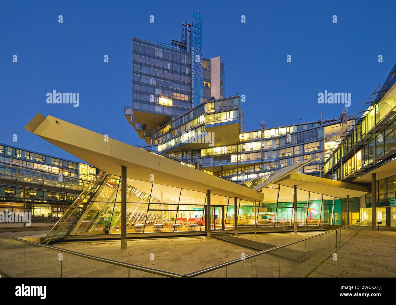 Administration building of Nord LB, Norddeutsche Landesbank, Germany ...