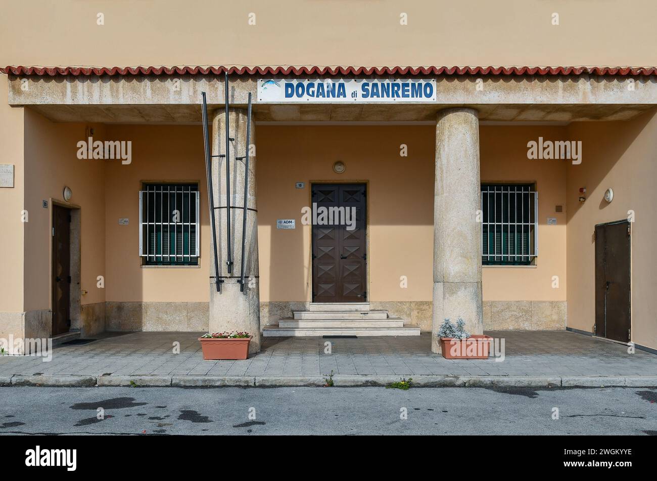 Exterior of the headquarters of the Customs House and Coast Guard in ...