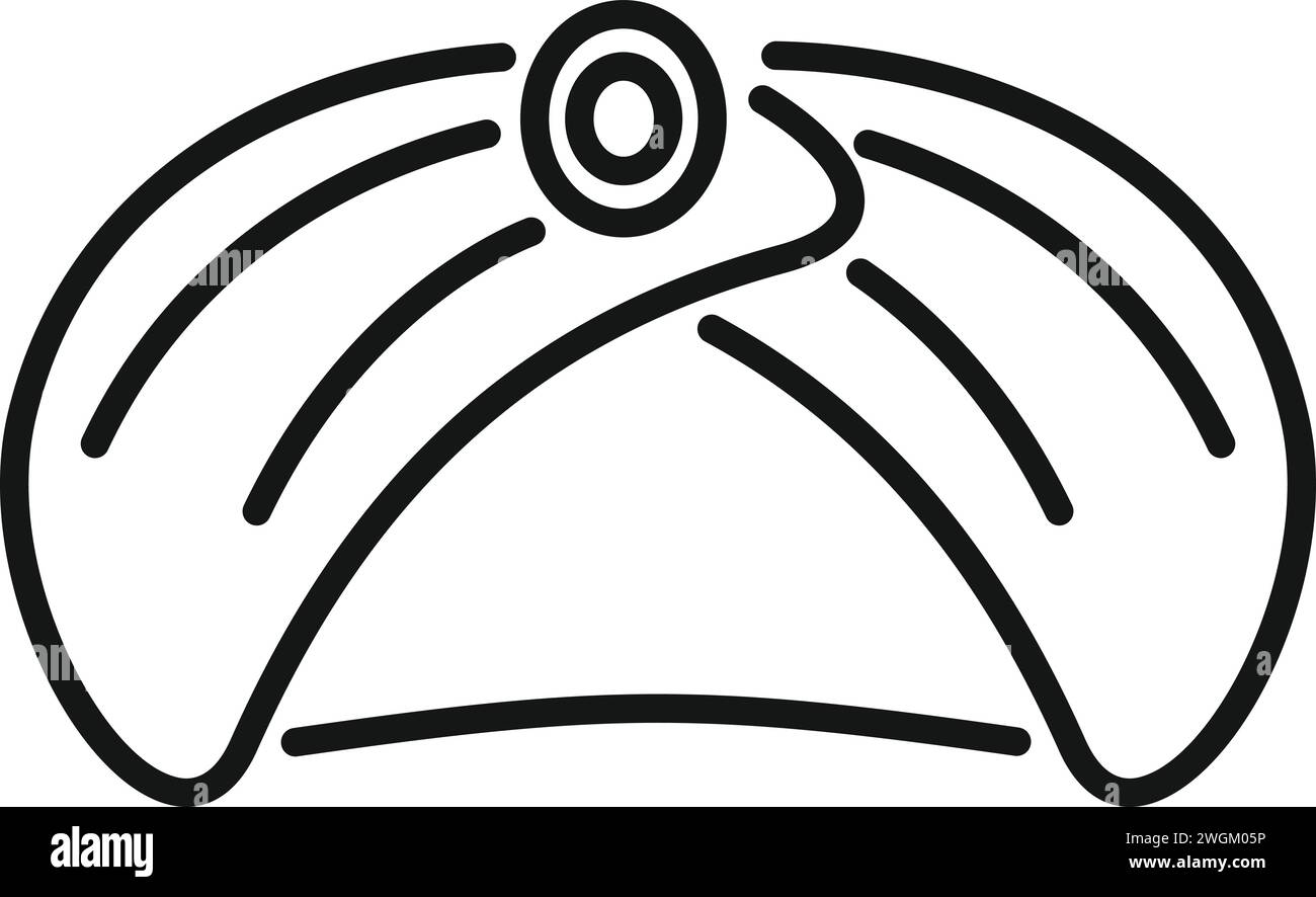 Arab turban icon outline vector. Asian head accessories. Traditional ...