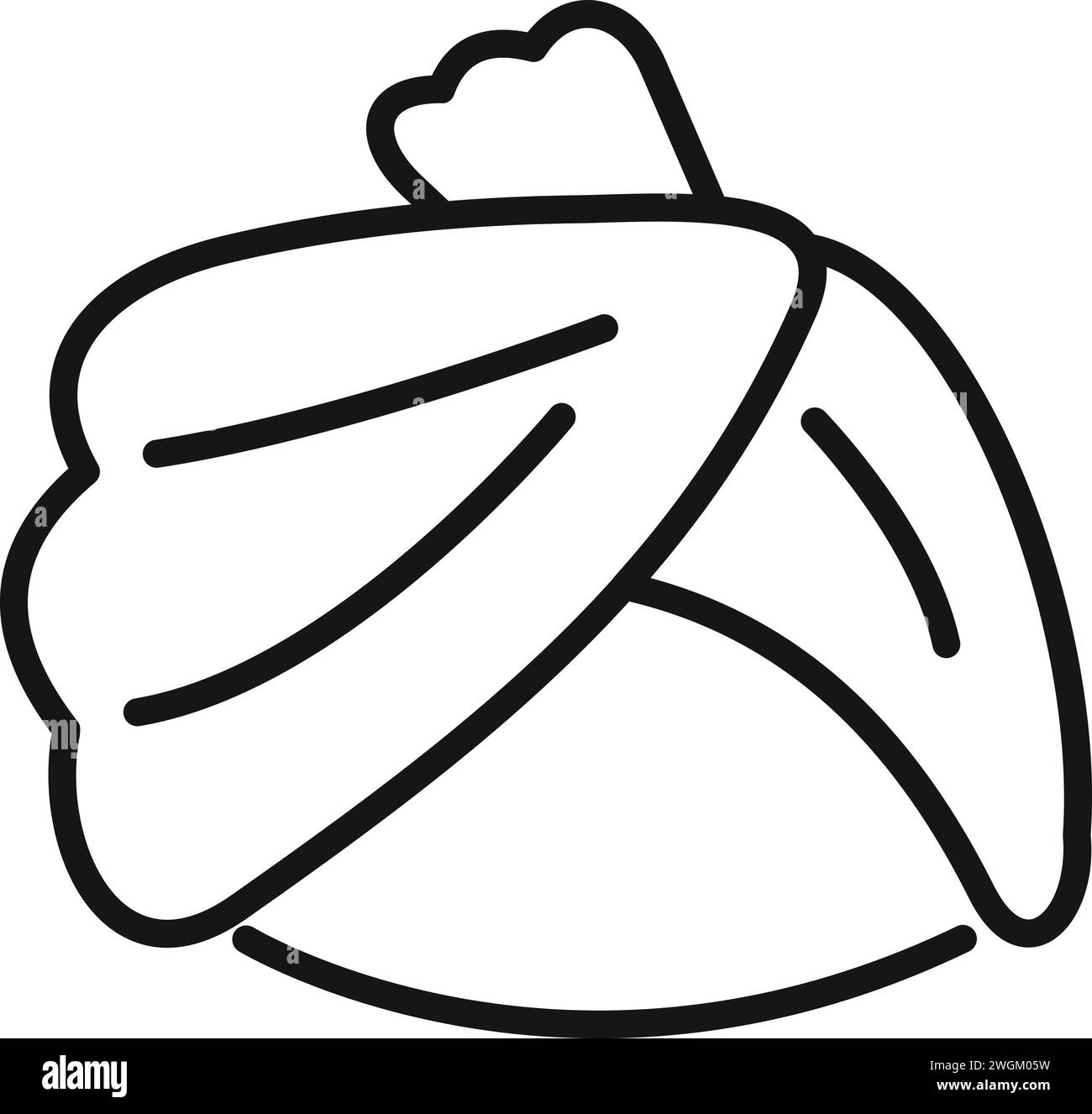 Arabic turban accessories icon outline vector. Costume desert. Muslim ...