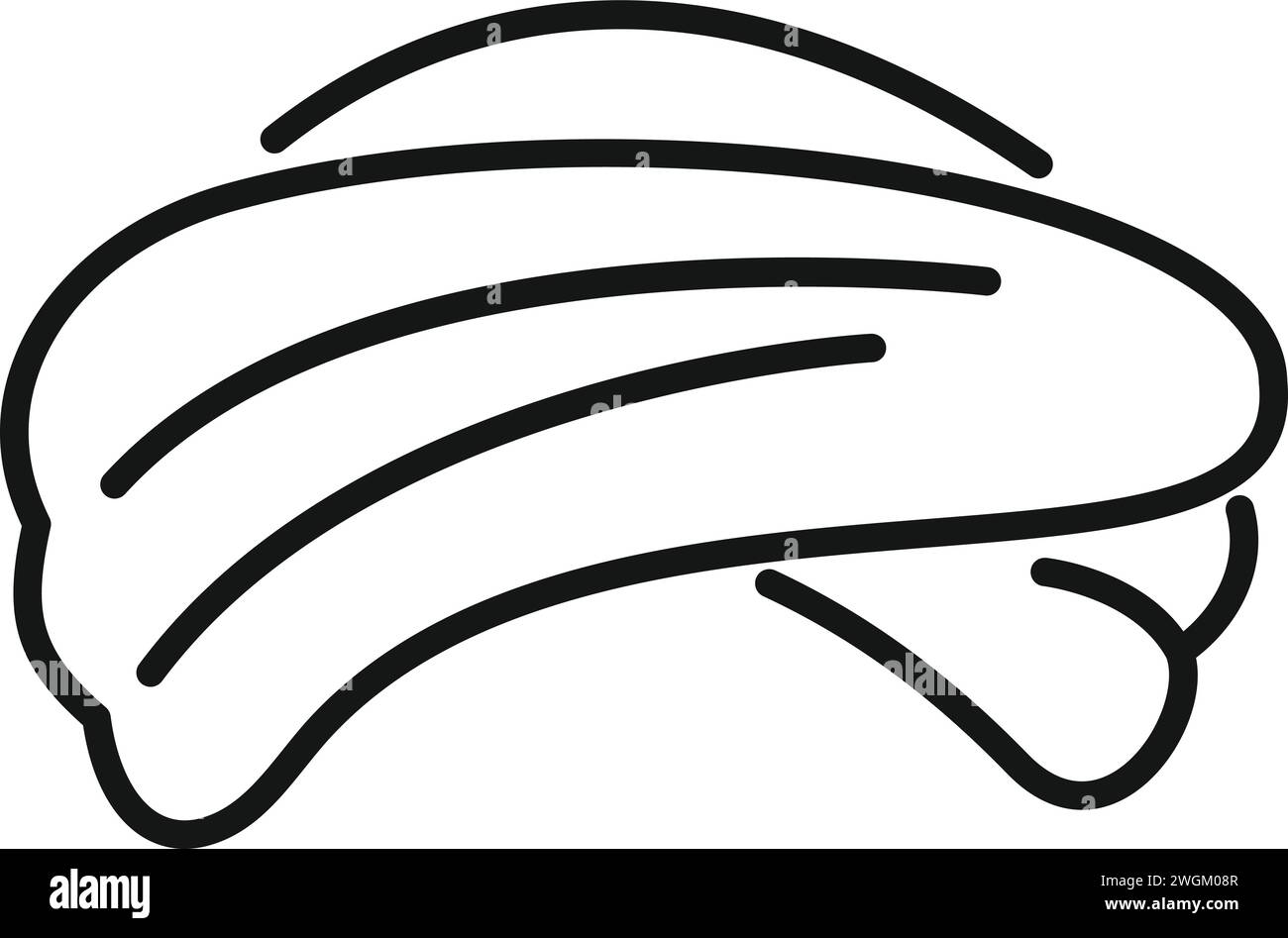 Middle east turban icon outline vector. Asian head. Eastern ethnic ...