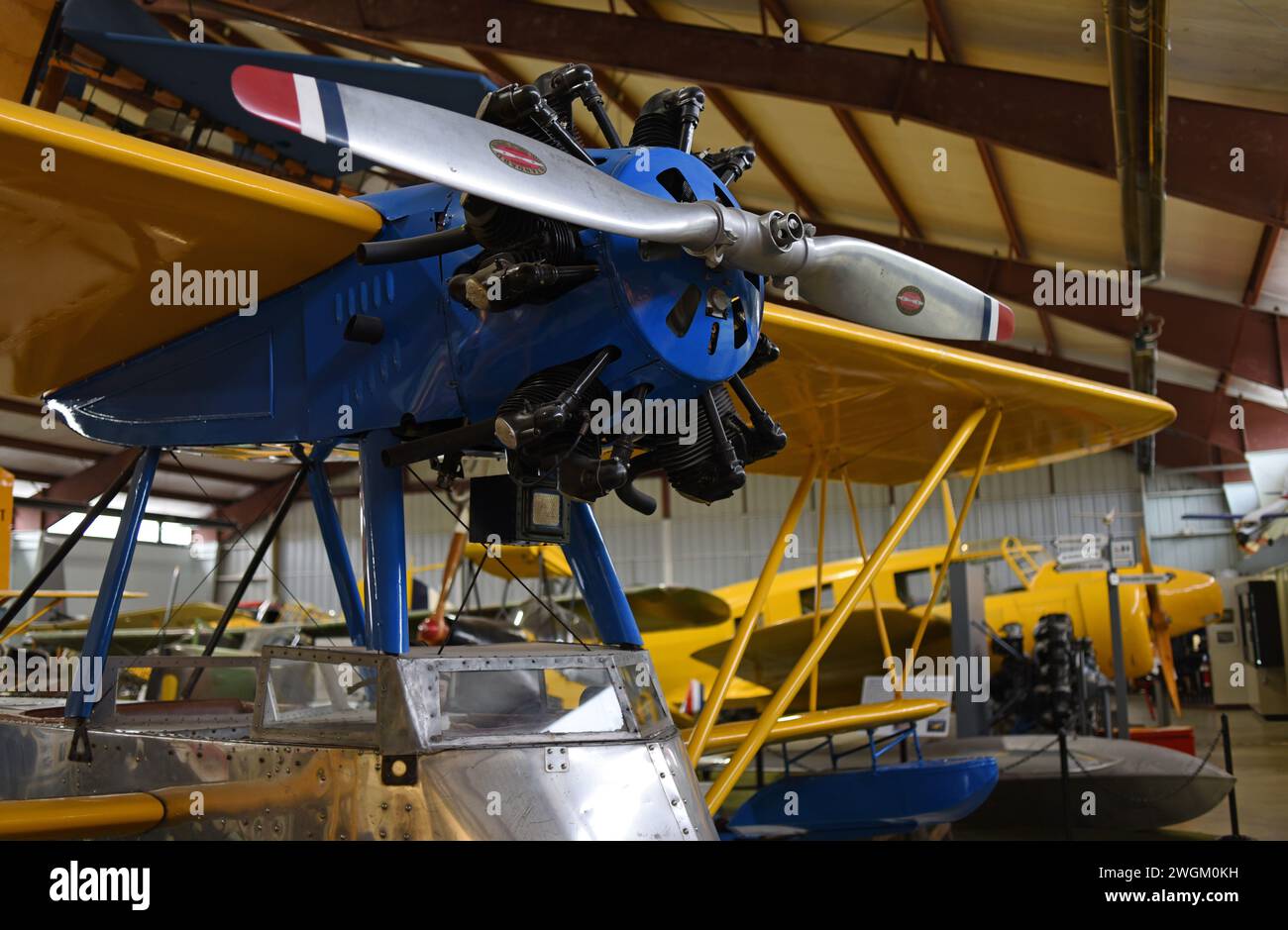 A vintage Eastman Sea Rover flying boat aircraft on display at the ...