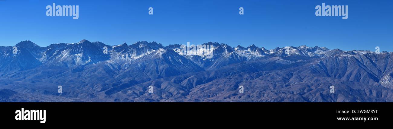 Palisade Range of the Sierra Nevada mountains in California including ...