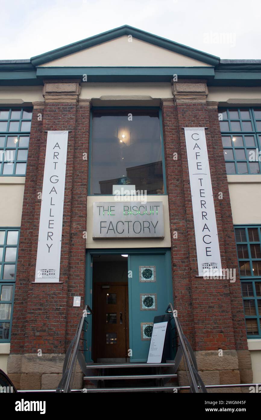 The Biscuit Factory Independent Art Gallery Newcastle England UK Stock ...