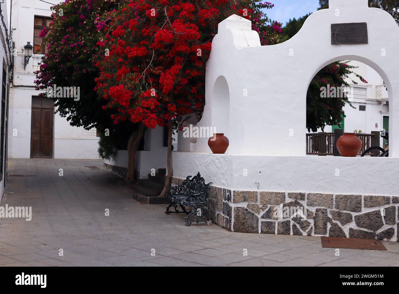 Typical white house teguise lanzarote hi-res stock photography and ...