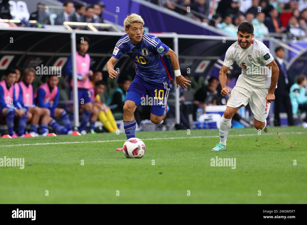 Al Rayyan, Qatar. 3rd Feb, 2024. Ritsu Doan (JPN) Football/Soccer : AFC ...