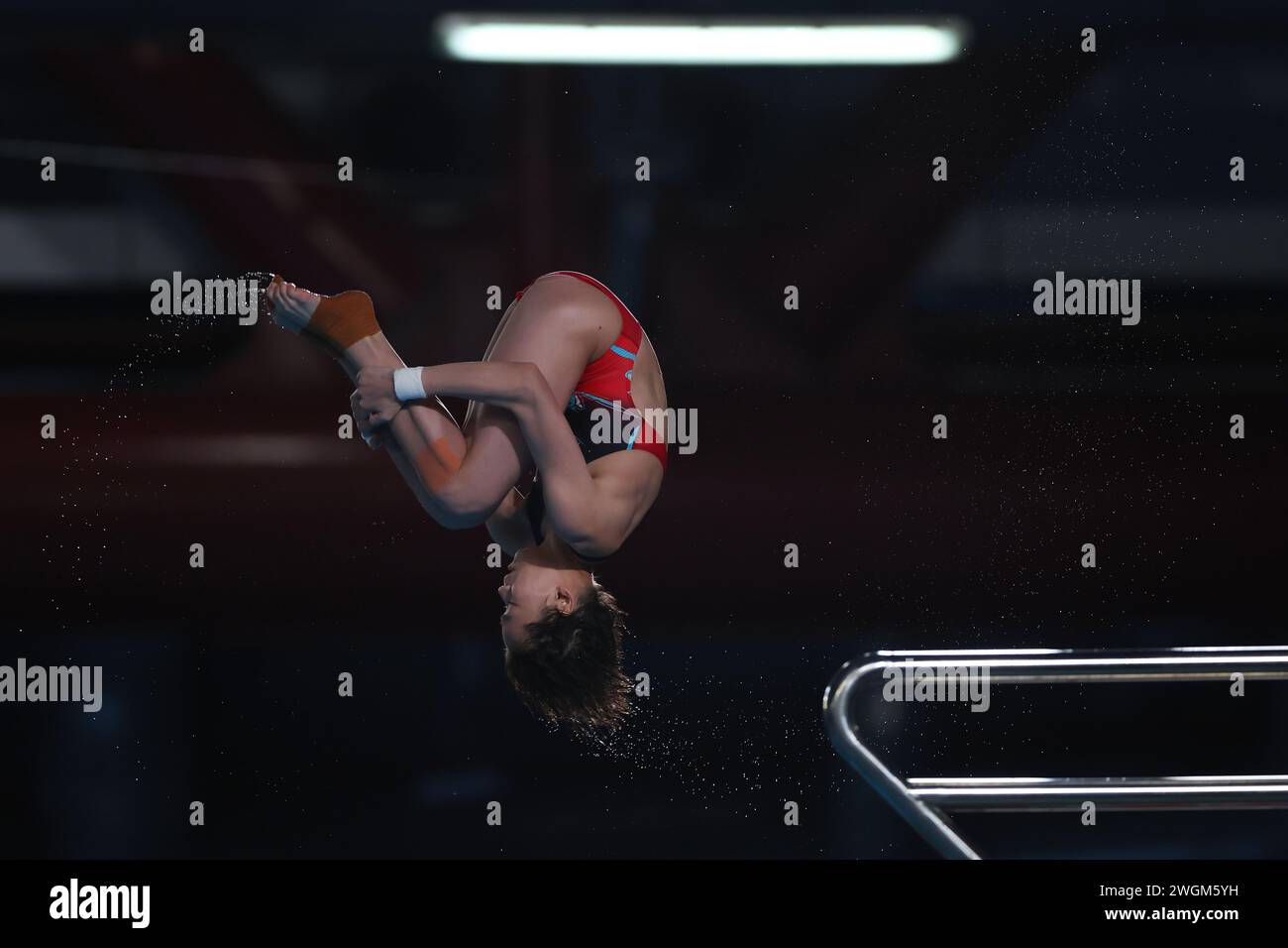 Doha, Qatar. 5th Feb, 2024. Hongchan Quan (CHN) Diving : World Aquatics ...