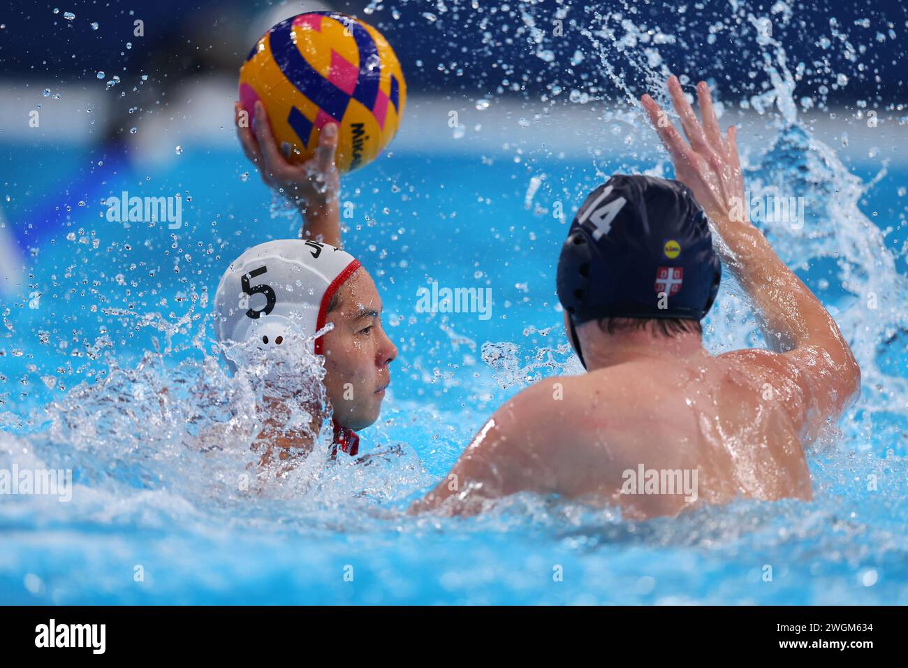 Doha, Qatar. 5th Feb, 2024. Kai Inoue (JPN) Water Polo : World Aquatics ...