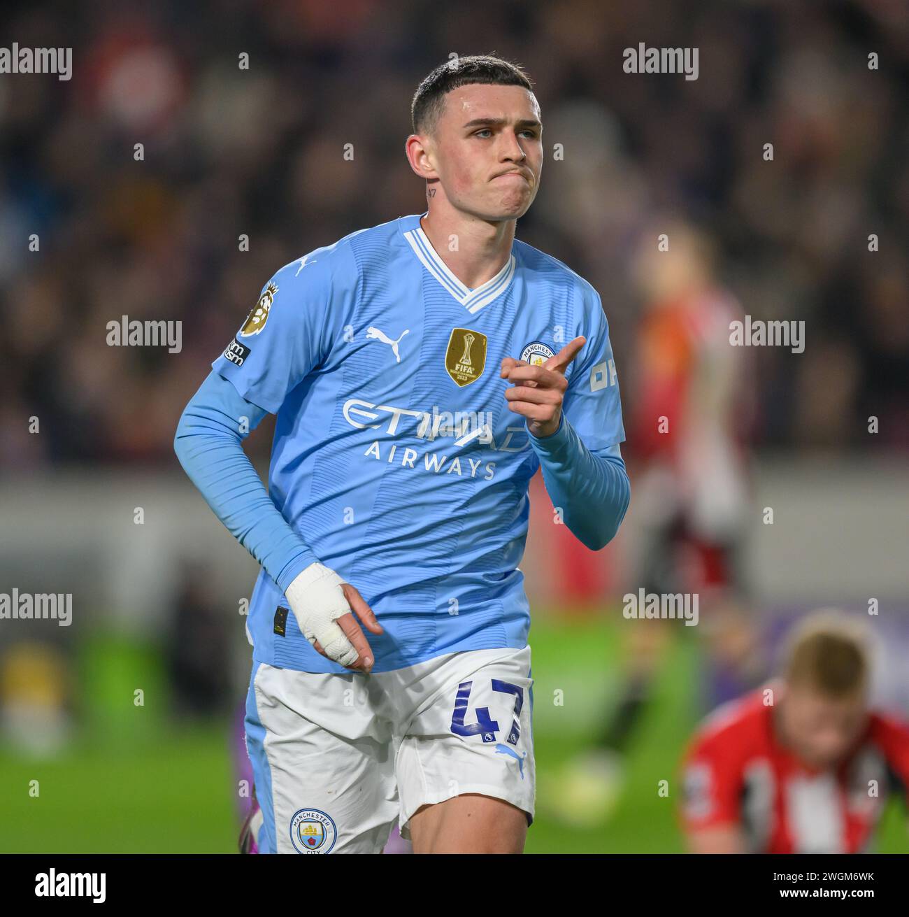 London, UK. 05th Feb, 2024 - Brentford v Manchester City - Premier ...