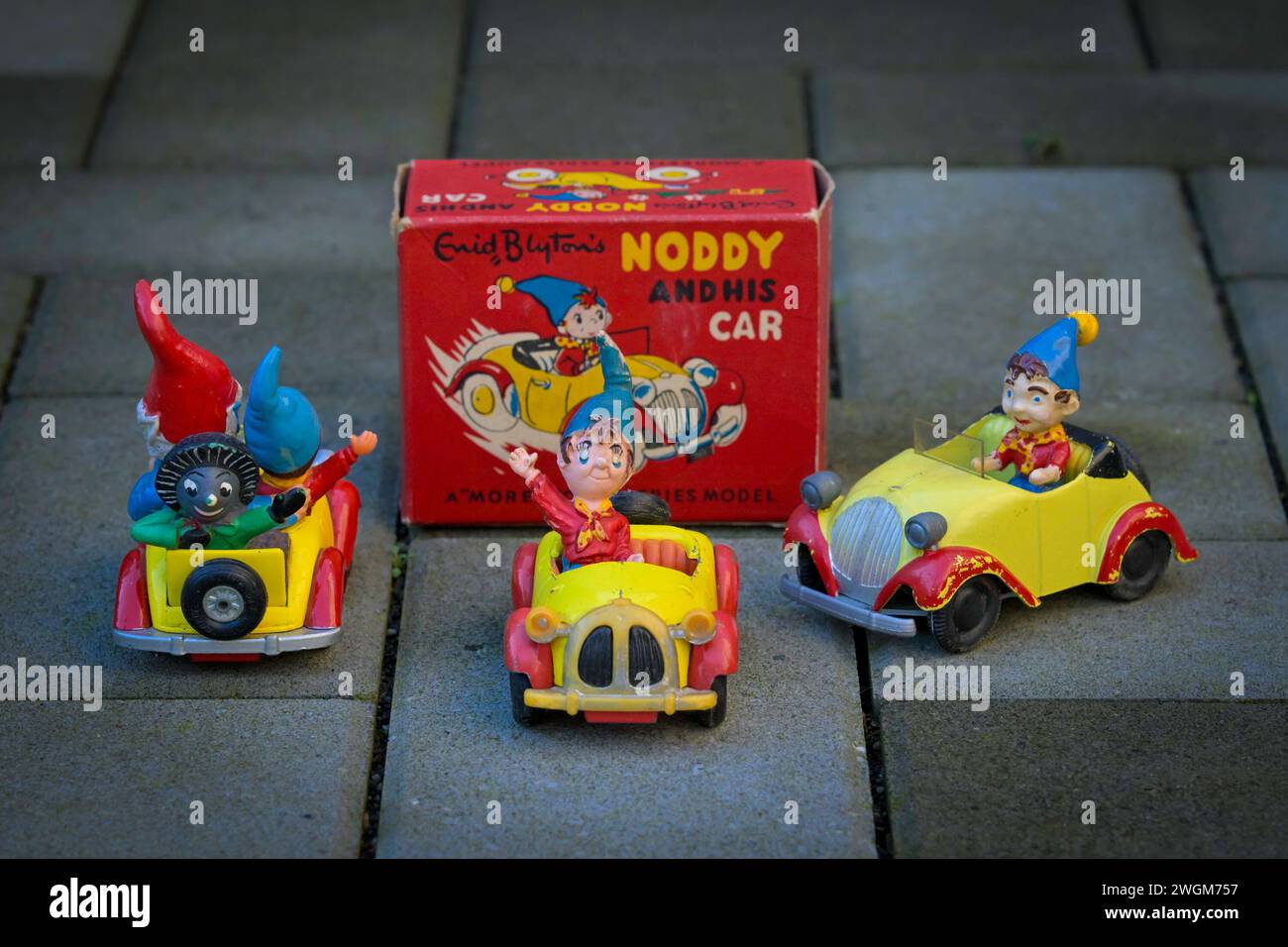 Different iterations of Noddy and his car Stock Photo - Alamy Different iterations of Noddy and his car Stock Photo - Alamy