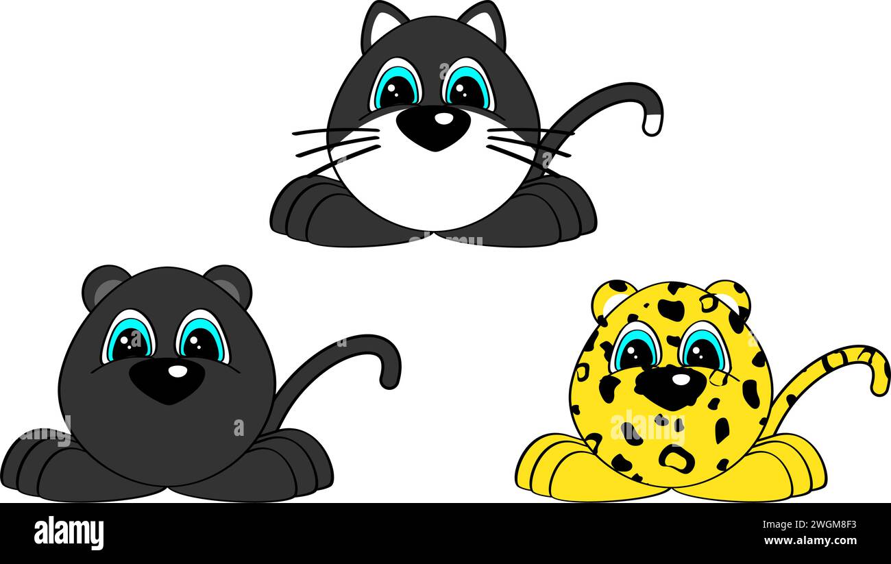 animals cartoon pack collection set illustration in vector format Stock ...