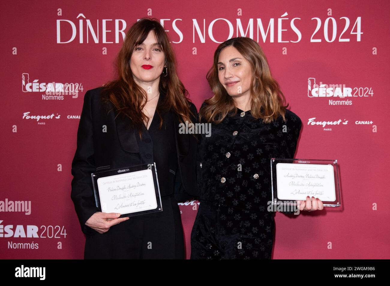 Paris, France. 05th Feb, 2024. Valerie Donzelli and Audrey Diwan ...