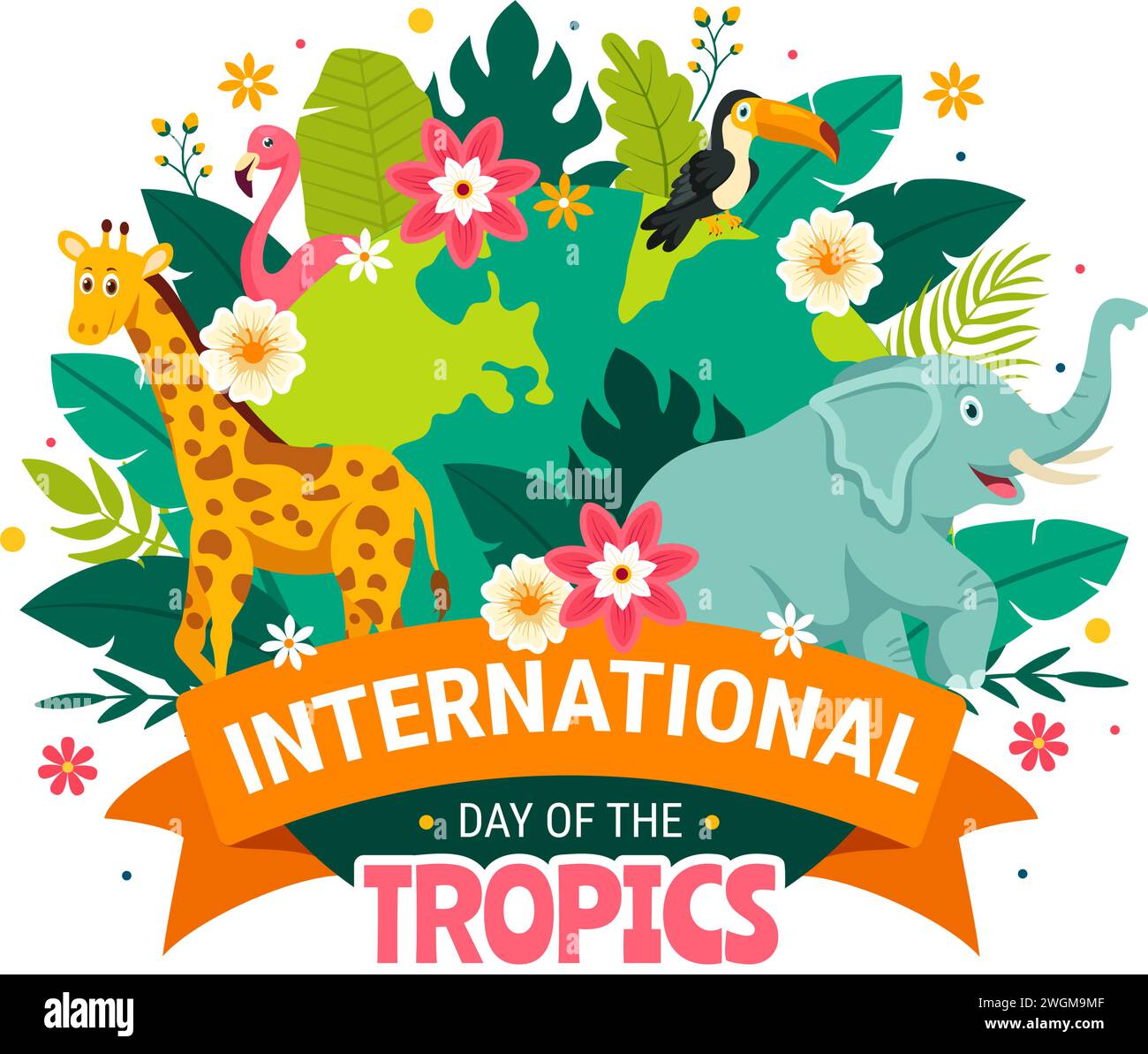 International day tropics Stock Vector Images - Alamy