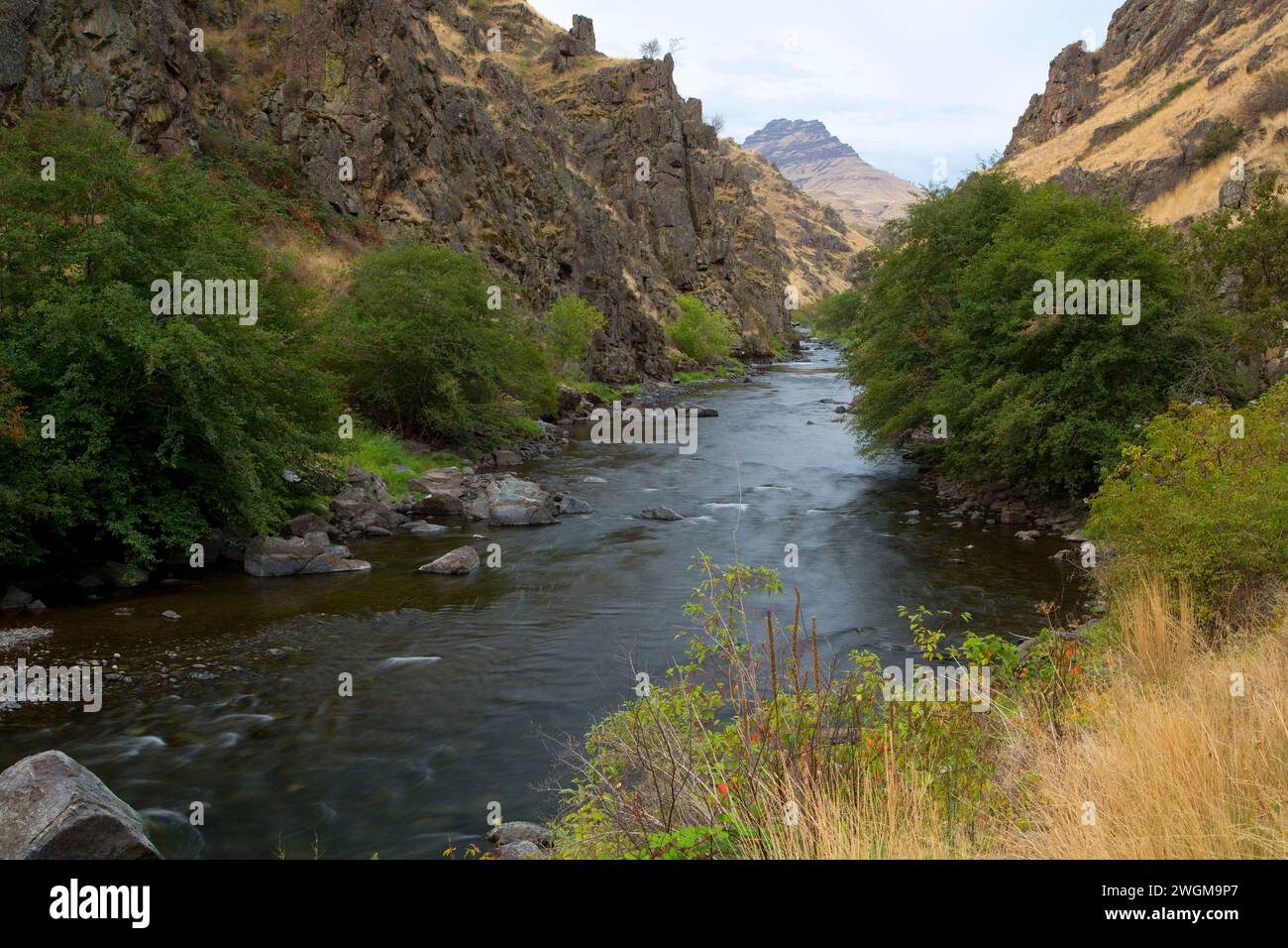 Imnaha Wild and Scenic River along Imnaha River Trail, Hells Canyon ...