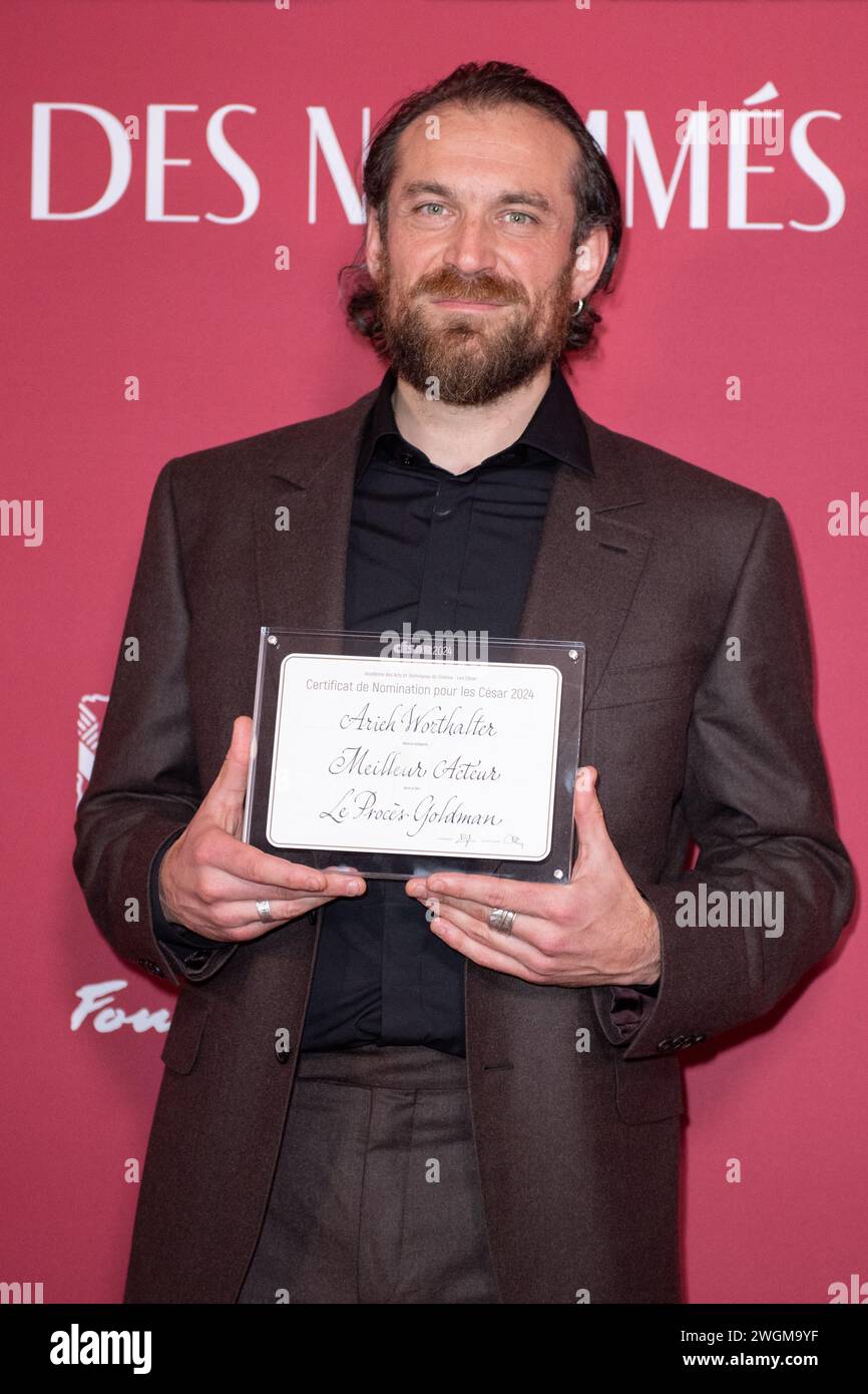 Paris, France. 05th Feb, 2024. Arieh Worthalter attending the Cesar ...