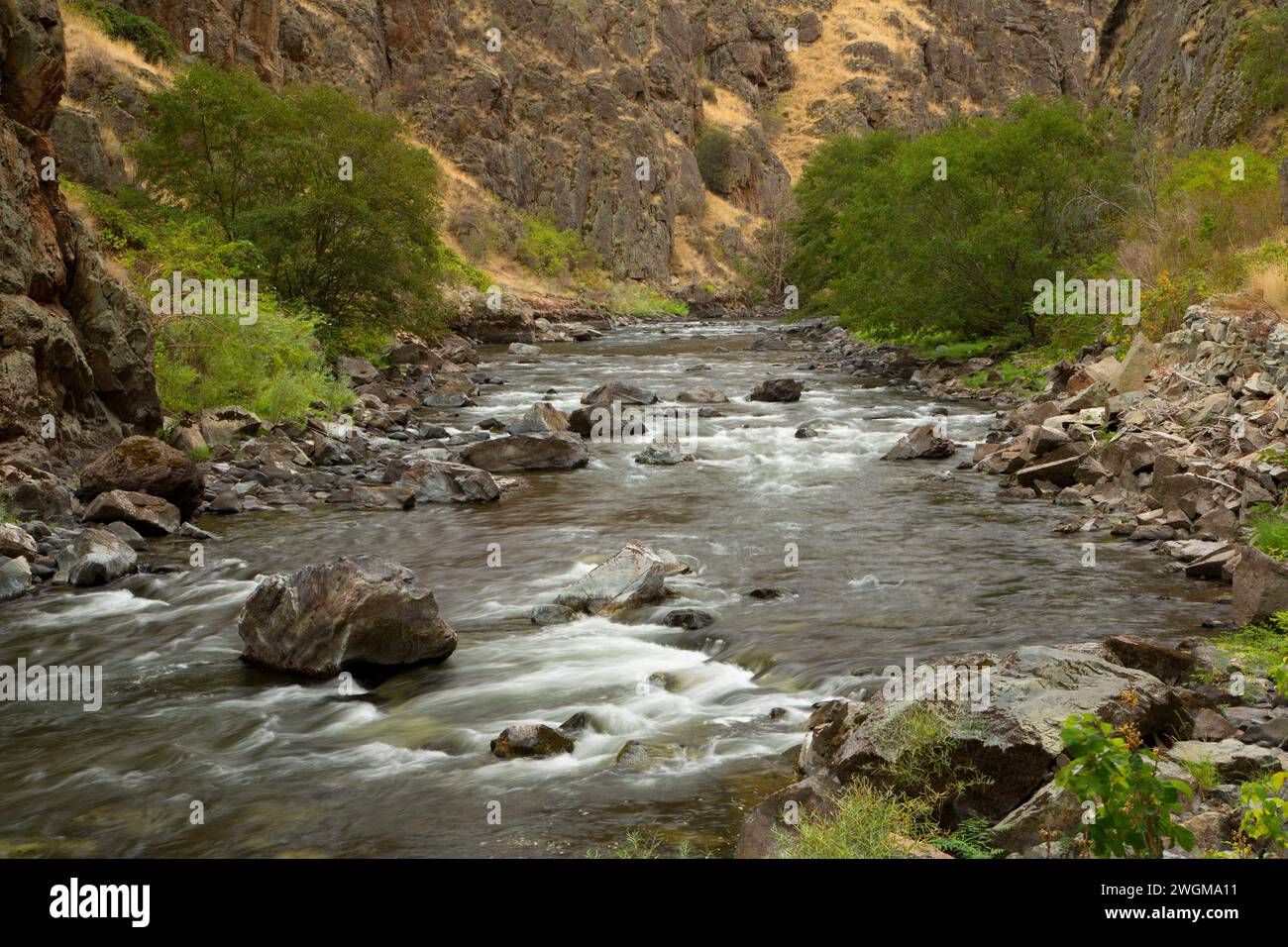 Imnaha Wild and Scenic River along Imnaha River Trail, Hells Canyon ...