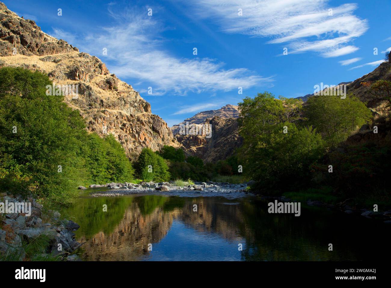 Imnaha Wild and Scenic River along Imnaha River Trail, Hells Canyon ...