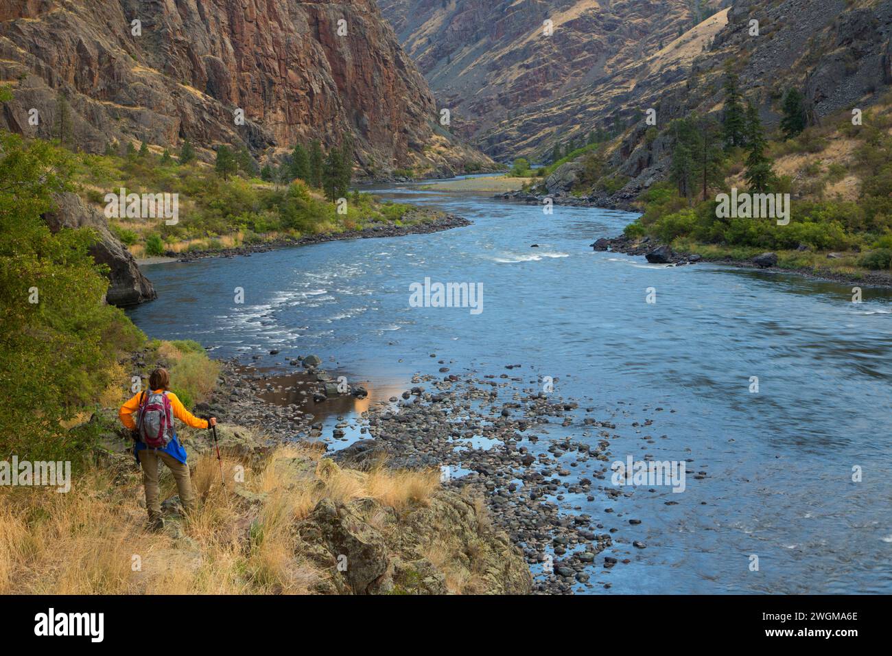 Snake Wild and Scenic River along Stud Creek Trail, Hells Canyon National Recreation Area, Hells ...