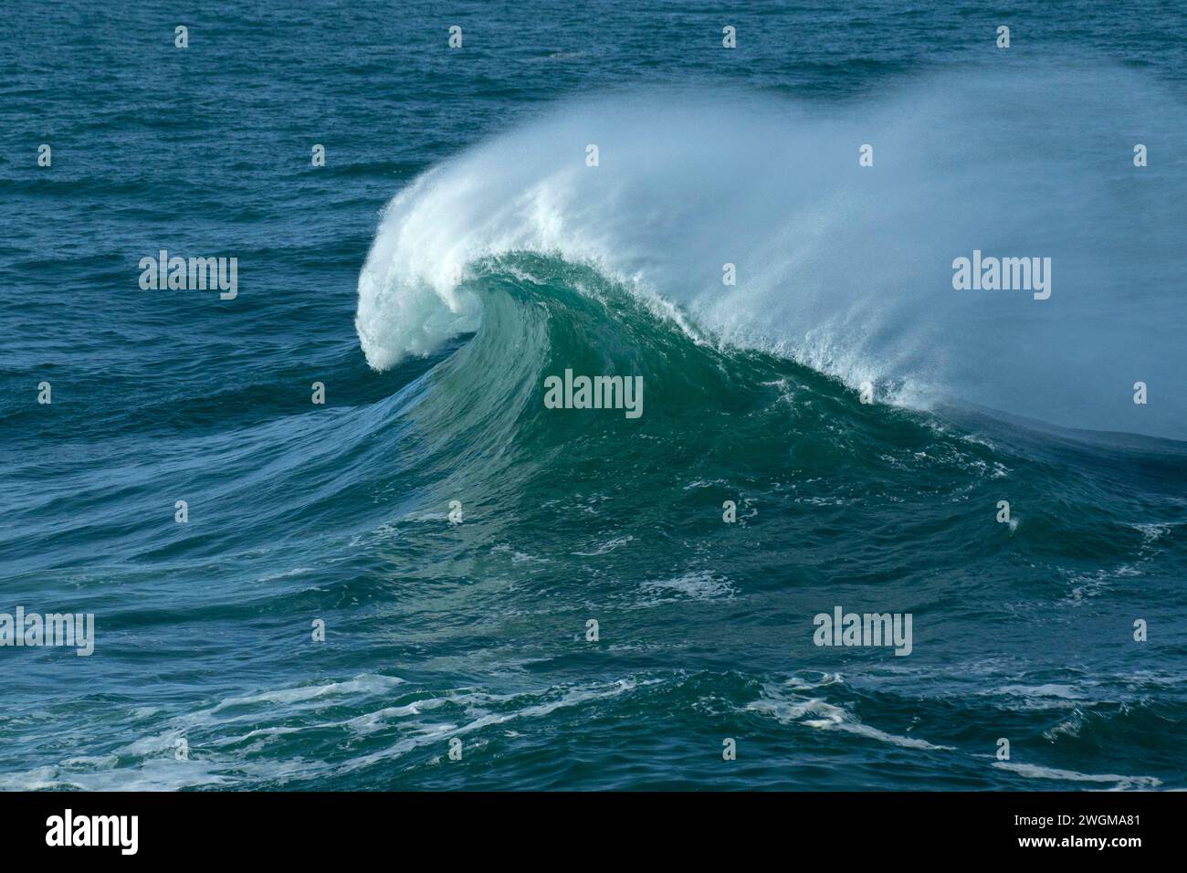 Storm waves, Boiler Bay State Park, Oregon Stock Photo - Alamy