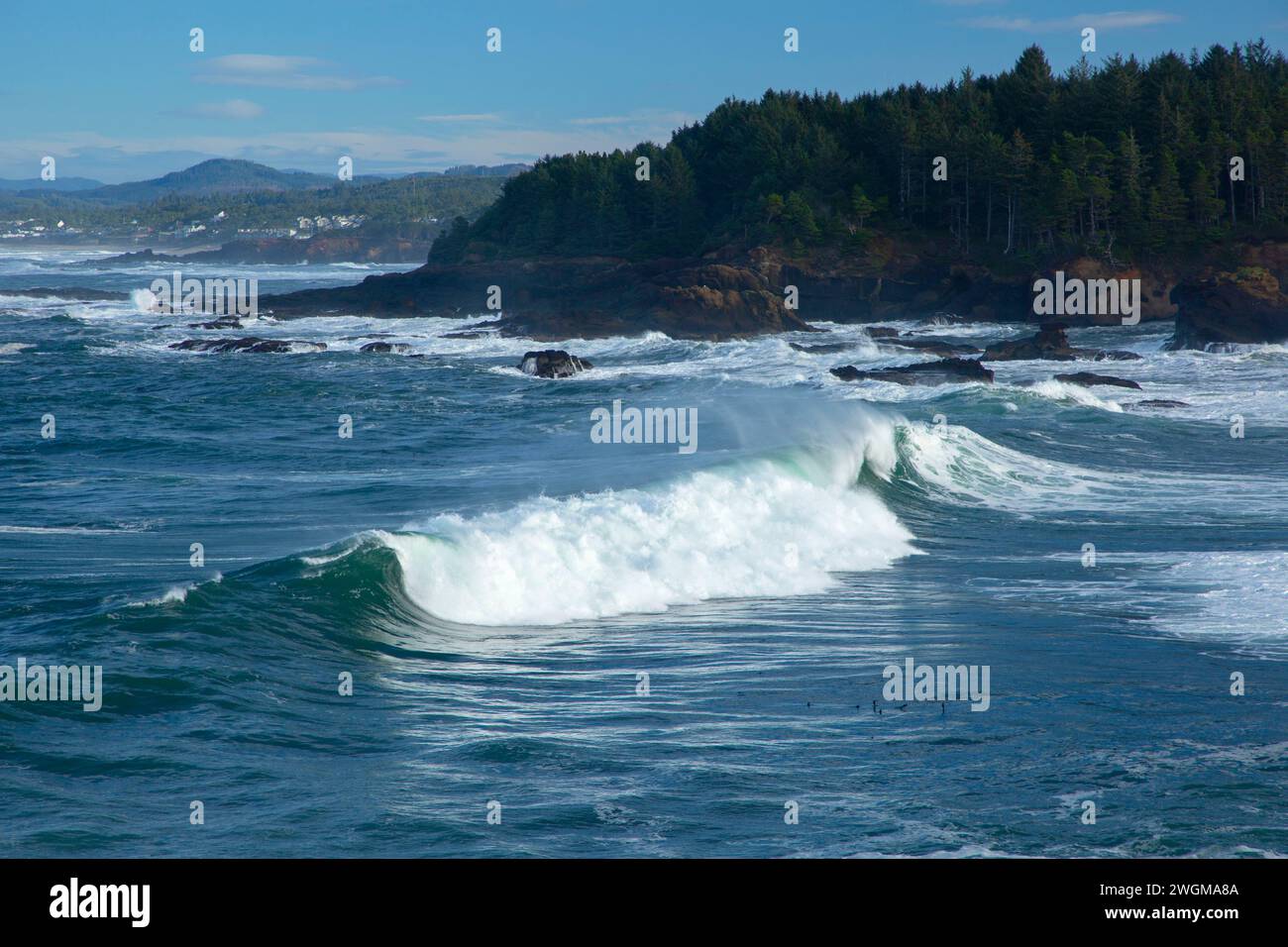 Boiler Bay, Boiler Bay State Park, Oregon Stock Photo - Alamy