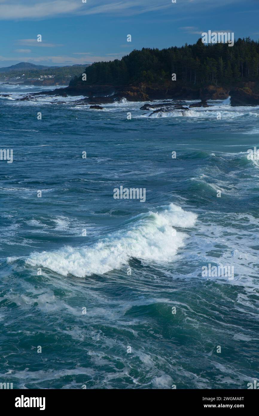 Boiler Bay, Boiler Bay State Park, Oregon Stock Photo - Alamy