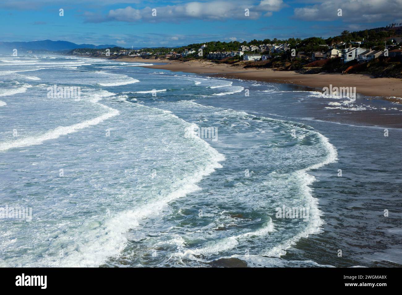 Lincoln Beach, Fishing Rock State Park, Oregon Stock Photo - Alamy