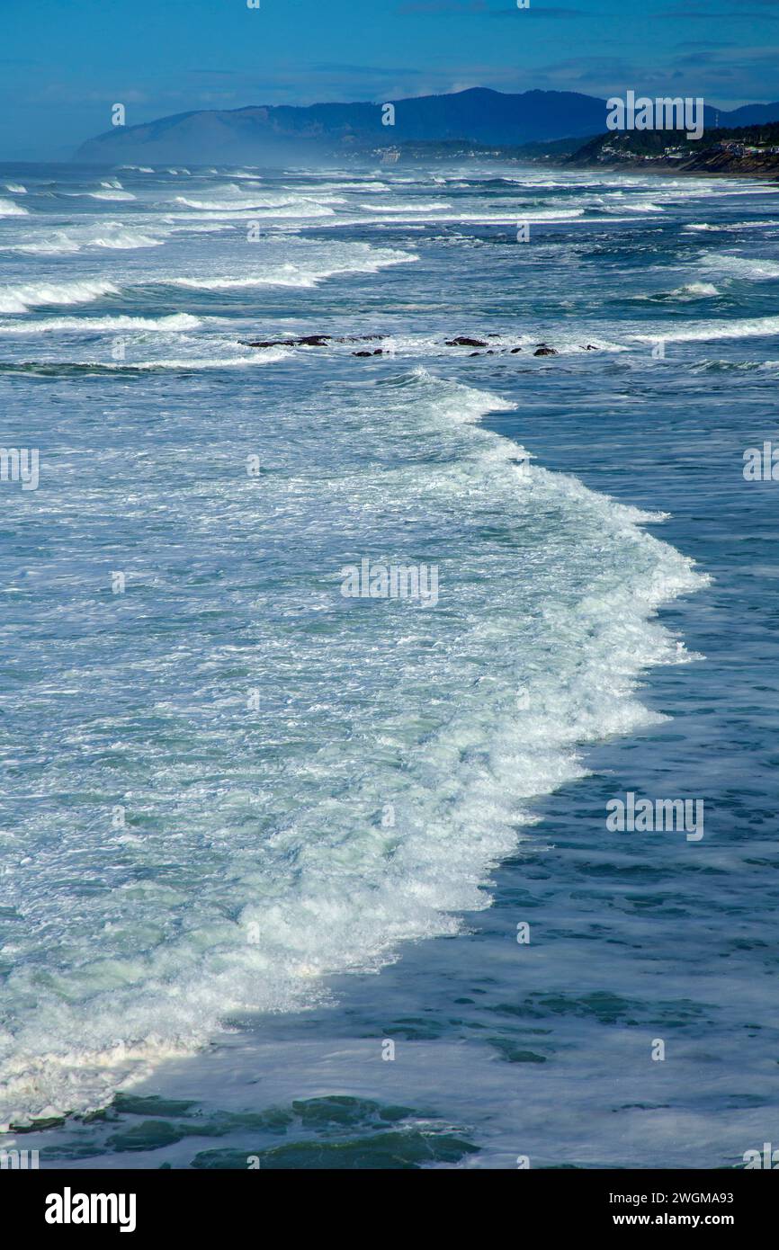 Lincoln Beach, Fishing Rock State Park, Oregon Stock Photo - Alamy