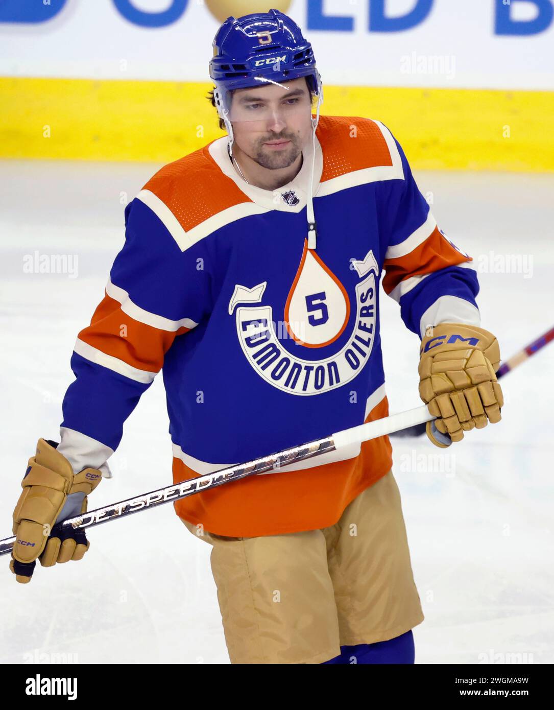 NHL profile photo on Edmonton Oilers player Cody Ceci at a game against ...
