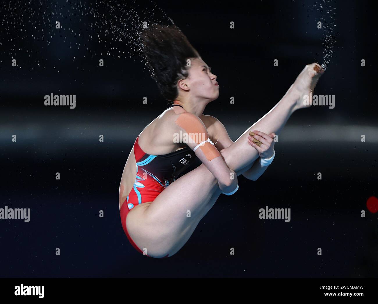 Doha, Qatar. 5th Feb, 2024. Chen Yuxi of China competes during the ...