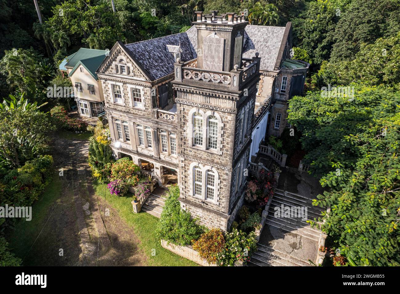 The Tower Estate, Grenada, West Indies Stock Photo - Alamy