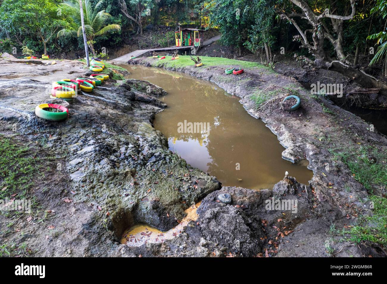 River Sallee Boiling Spring, Grenada, West Indies Stock Photo - Alamy