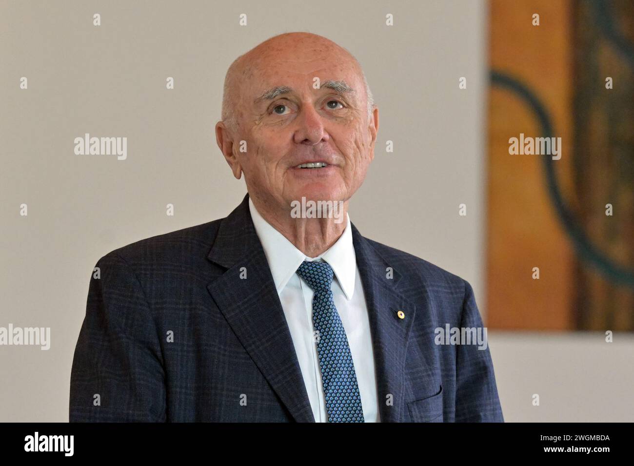 Canberra, Australia. 06th Feb, 2024. Professor Allan Fels after a press ...