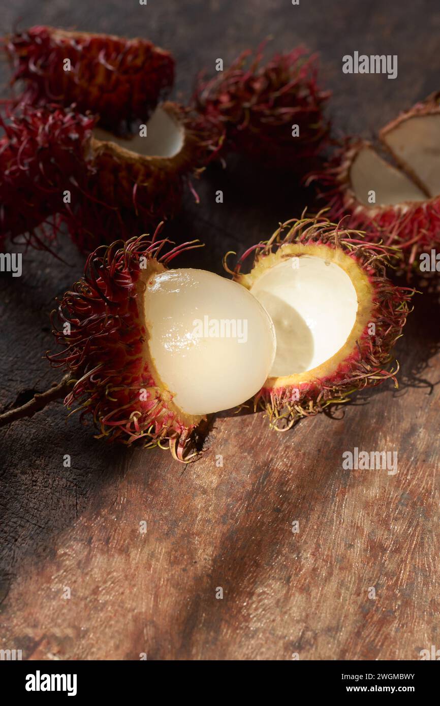 Rambutan background hi-res stock photography and images - Alamy