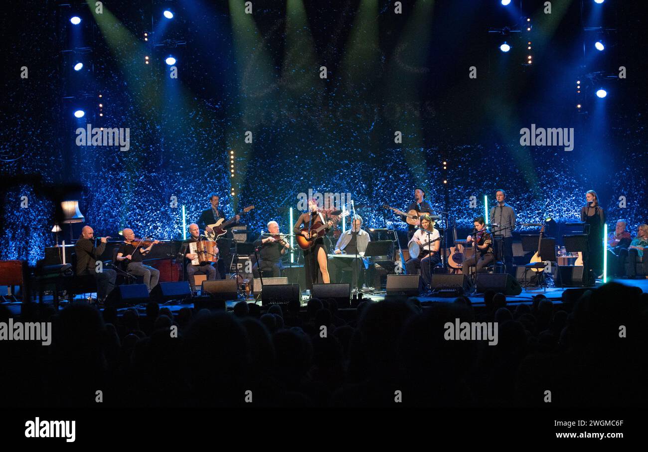 Glasgow, Scotland, UK. 04th Feb, 2024. Glasgow Scotland. Lindsay Lou ...