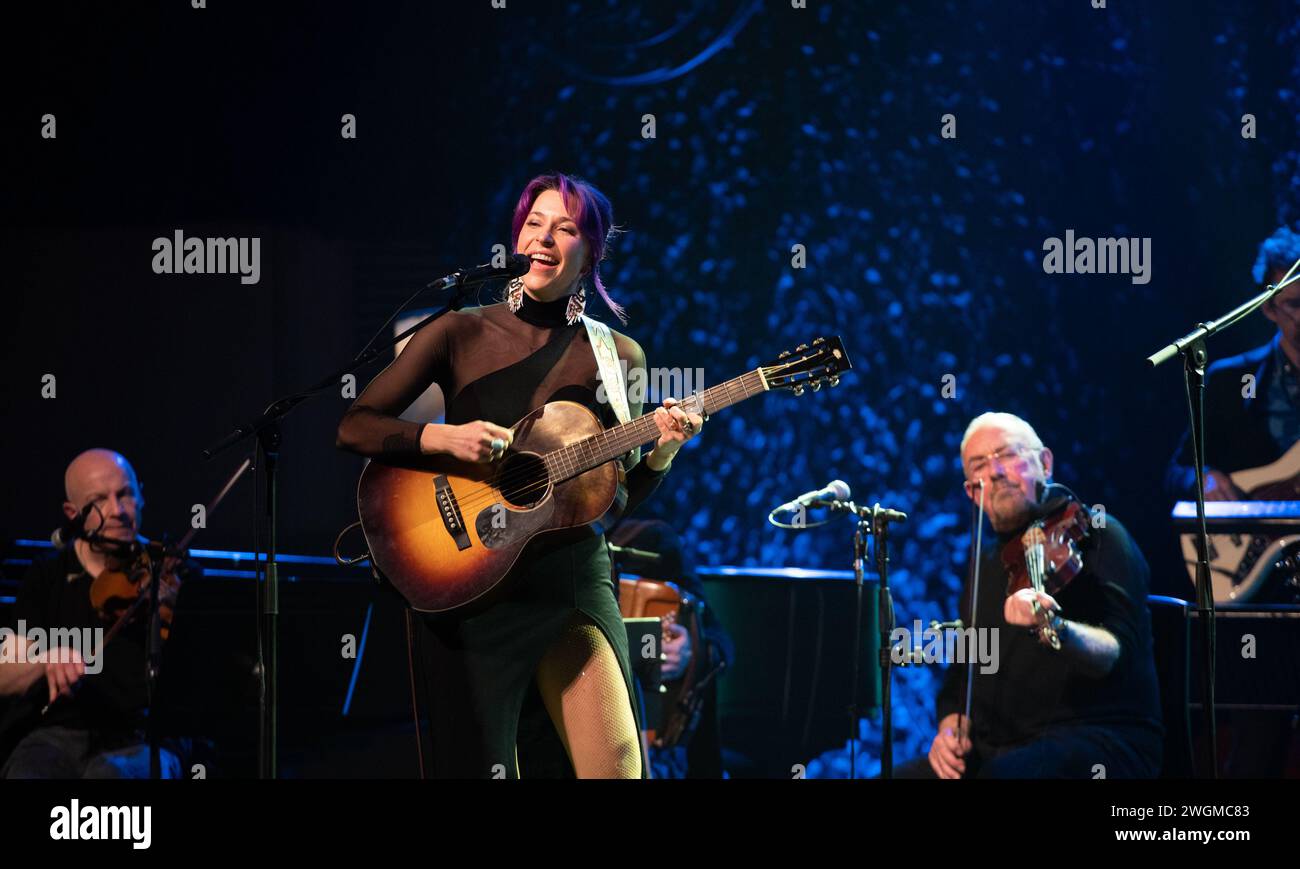 Glasgow, Scotland, UK. 04th Feb, 2024. Glasgow Scotland. Lindsay Lou ...
