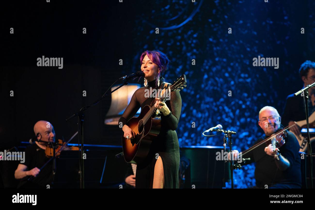 Glasgow, Scotland, UK. 04th Feb, 2024. Glasgow Scotland. Lindsay Lou ...