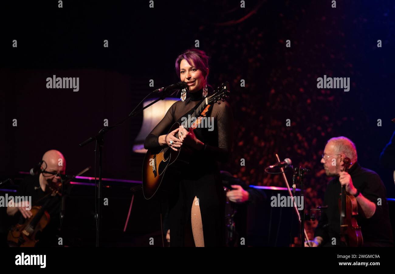 Glasgow, Scotland, UK. 04th Feb, 2024. Glasgow Scotland. Lindsay Lou ...
