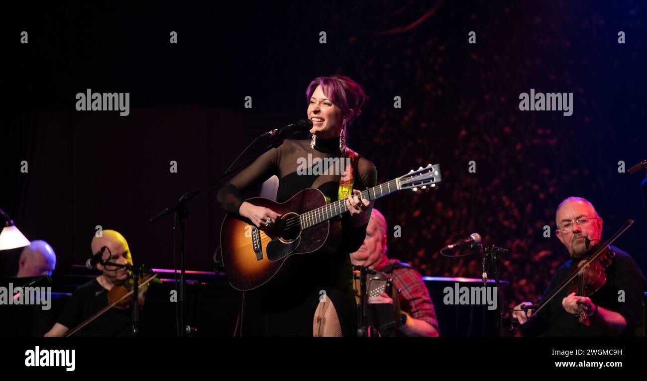 Glasgow, Scotland, UK. 04th Feb, 2024. Glasgow Scotland. Lindsay Lou ...