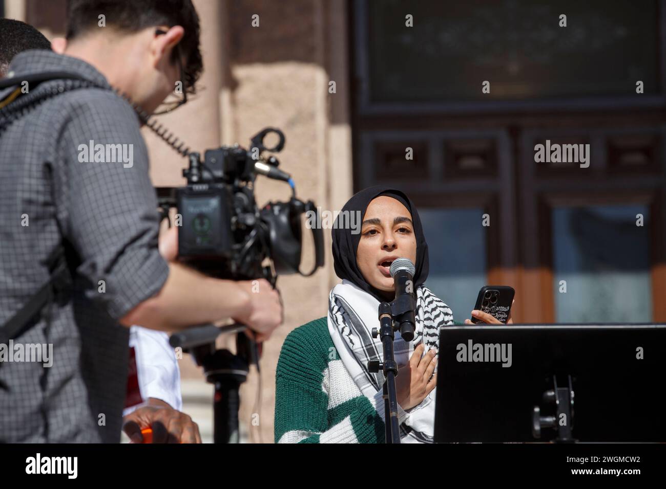 Austin, Texas, USA. 5th Feb, 2024. Austin based social worker and poet ...