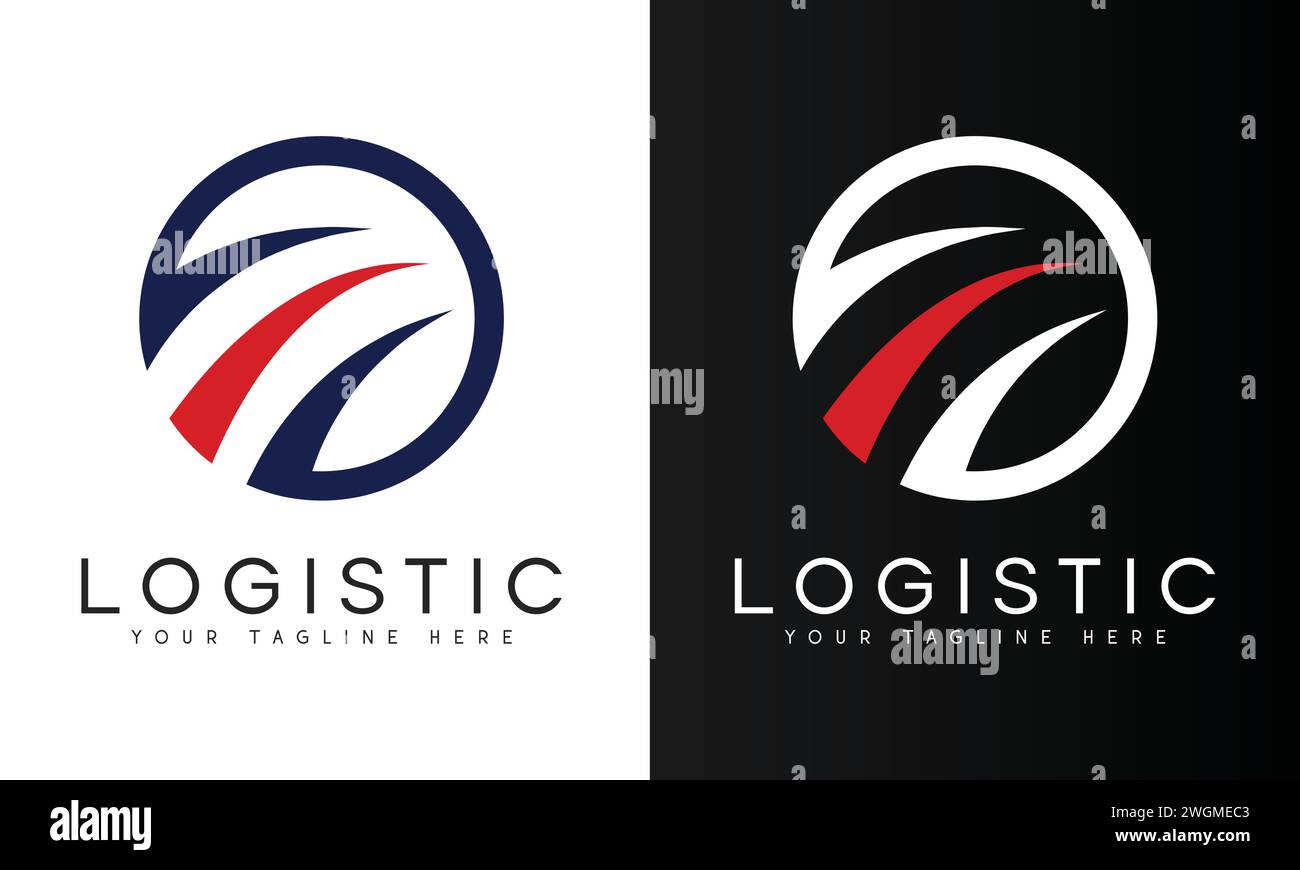 Modern Logistic Logo Design Stock Vector Image & Art - Alamy