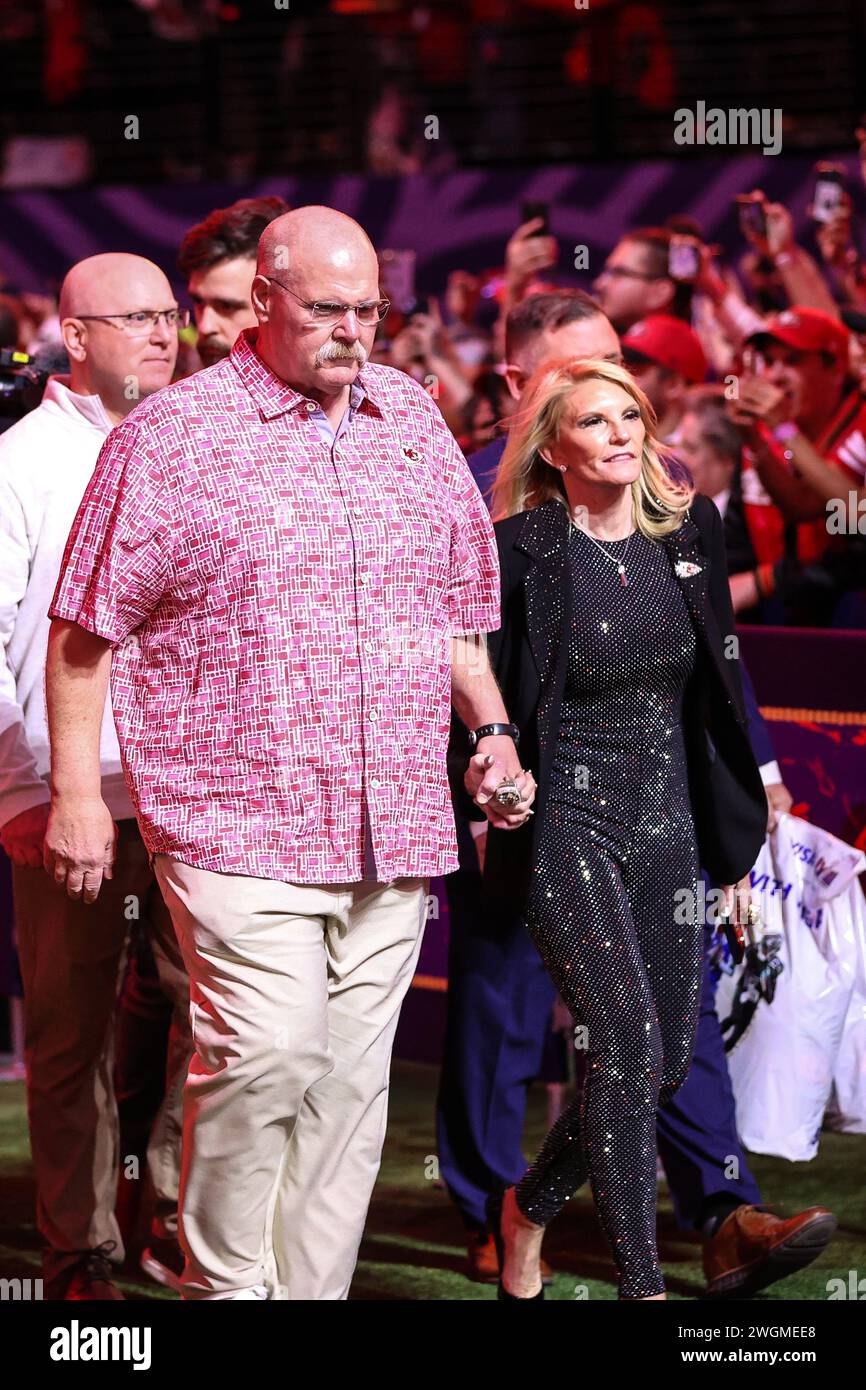 Las Vegas, Nevada, USA. Las Vegas, NV, USA. 05th Feb, 2024. Kansas City ...