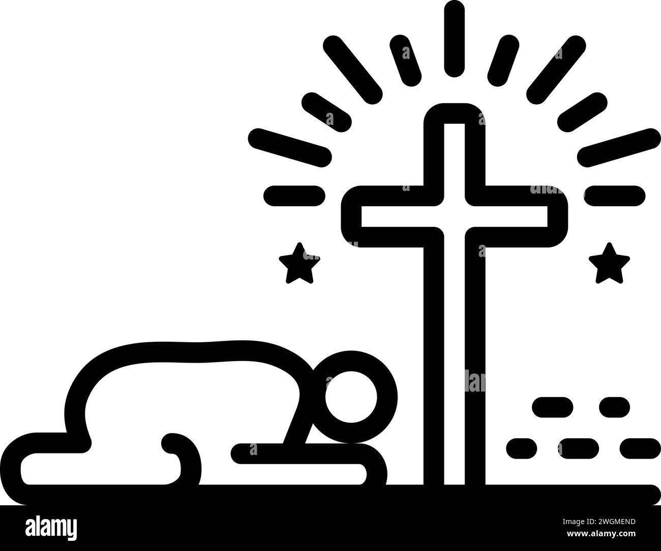 Sin symbol Black and White Stock Photos & Images - Alamy