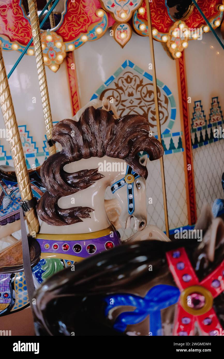 Disney carousel hi-res stock photography and images - Alamy