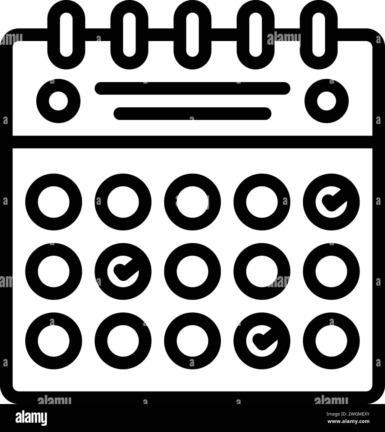 Scheduled timetable Stock Vector Images - Alamy