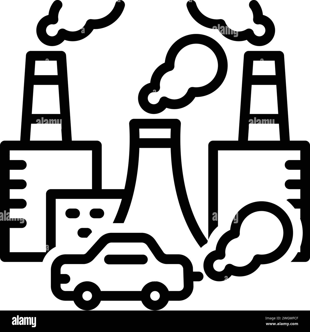 Icon for pollution,contamination Stock Vector Image & Art - Alamy