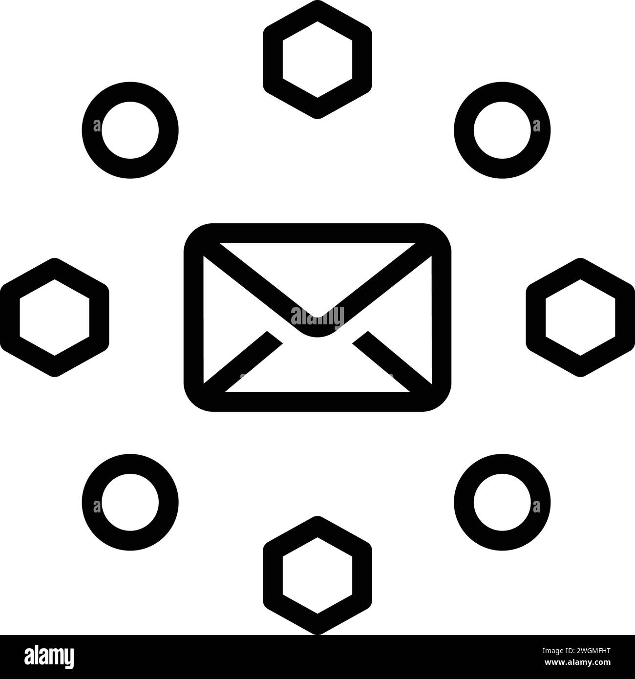 Icon for contacts,link Stock Vector Image & Art - Alamy