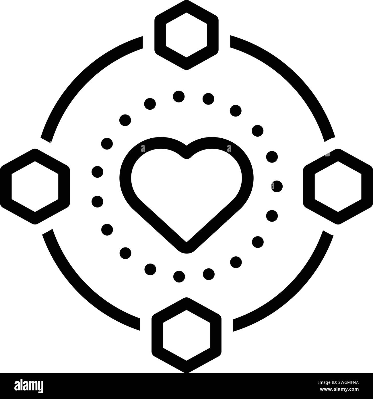 Feature symbol symbol characteristic Black and White Stock Photos ...