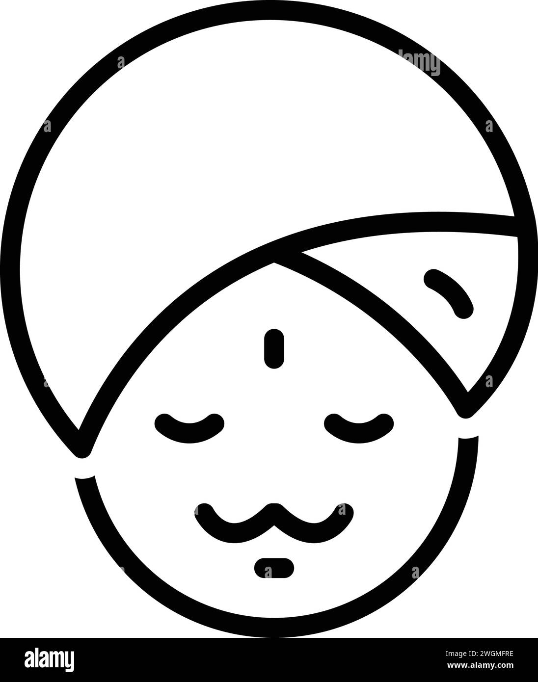 Indian guru Stock Vector Images - Alamy