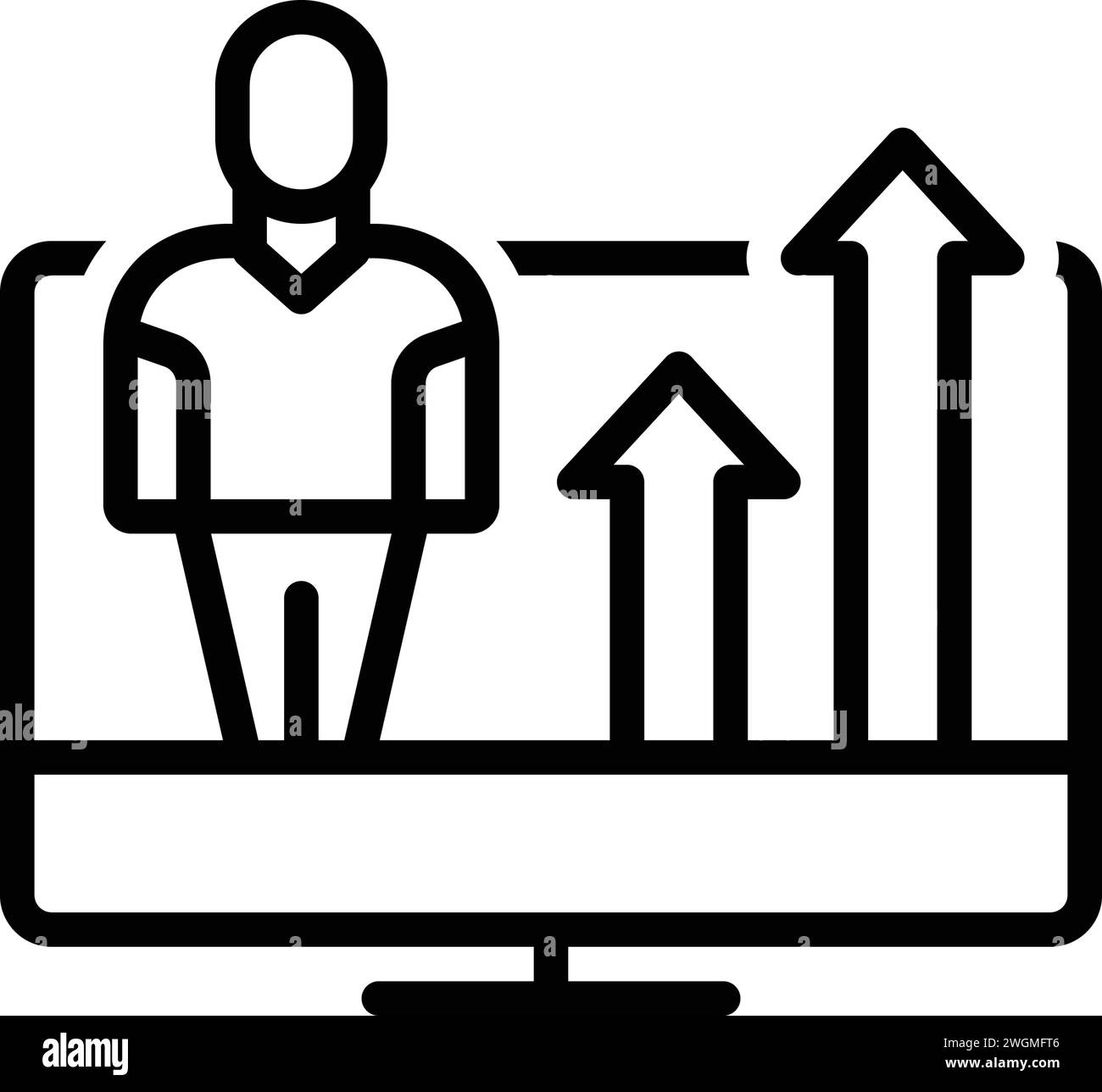 Icon for promoted,encourage Stock Vector Image & Art - Alamy