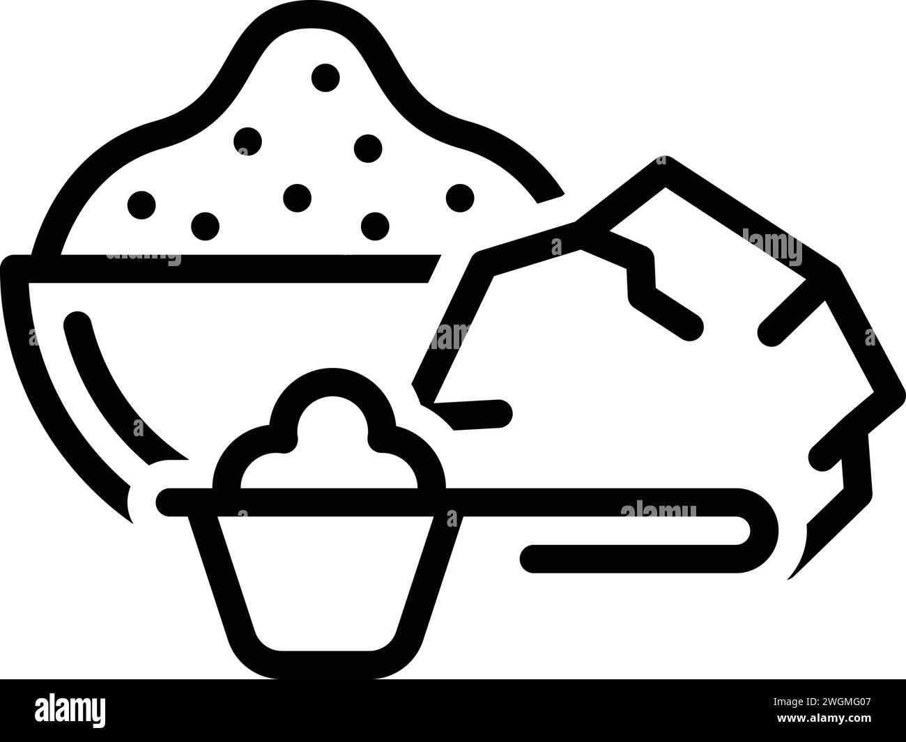 Icon for powder,dust Stock Vector Image & Art - Alamy